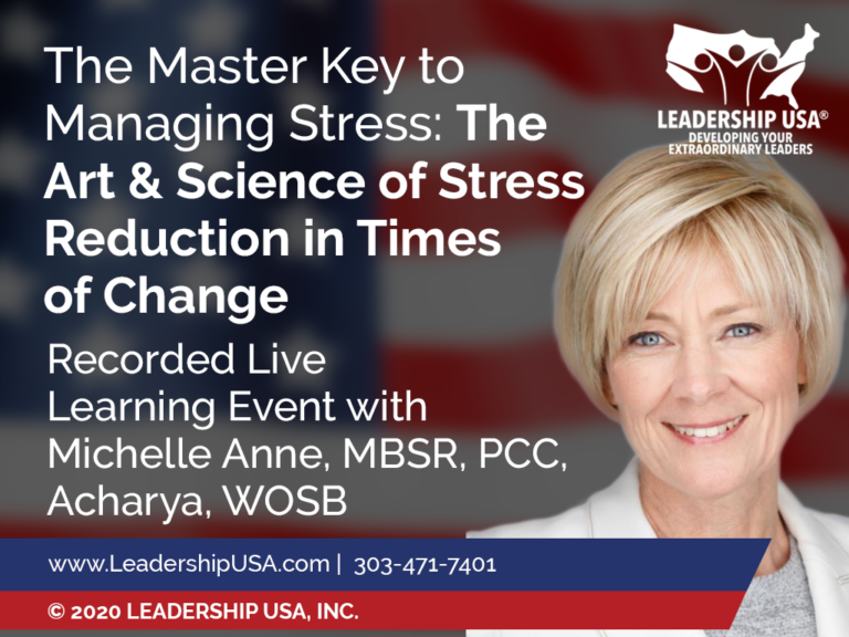 The Master Key to Managing Stress: The Art & Science of Stress ...